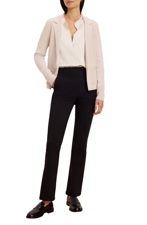 NIC+ZOE NIC+ZOE Knit Cotton Blend One-Button Blazer